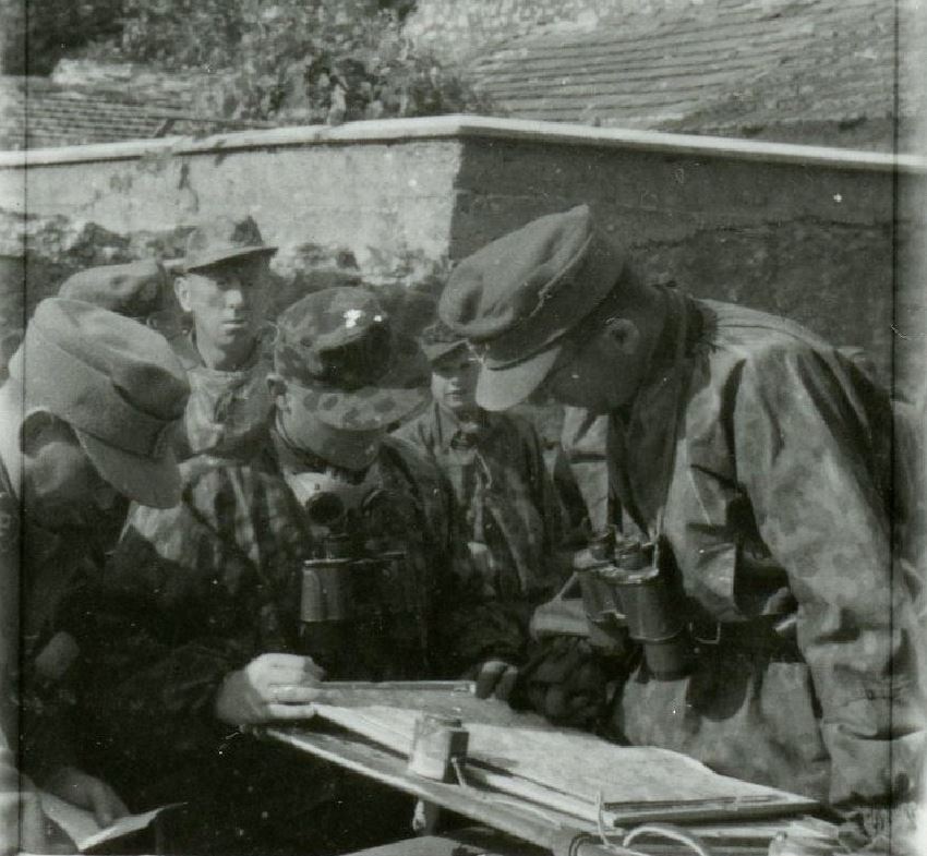 NAZI JERMAN: Foto 7. SS-Freiwilligen-Gebirgs-Division "Prinz Eugen"