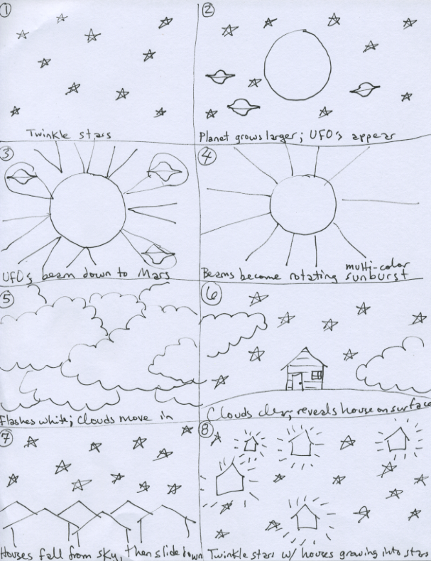 ART/COM 210 D Spring 2012: Example: Storyboard Sketch
