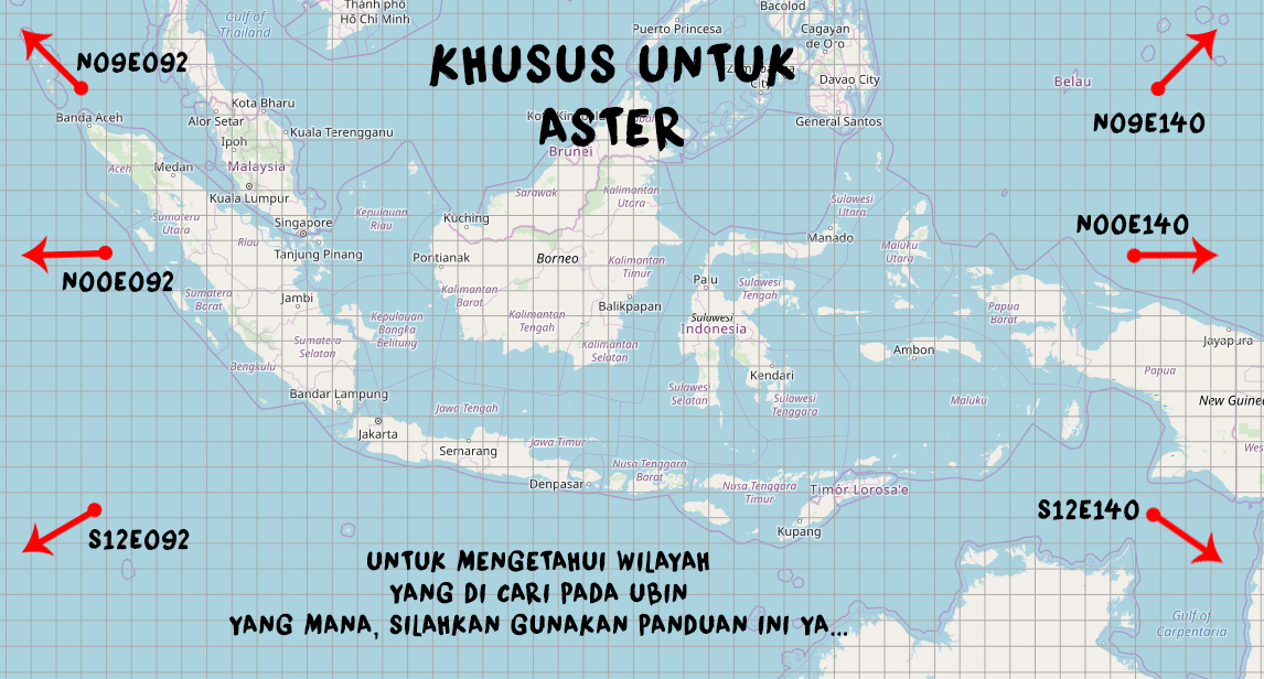 DEM SRTM 90m Versi 4 dan DEM ASTER 30m Versi 3 Seluruh Indonesia ...