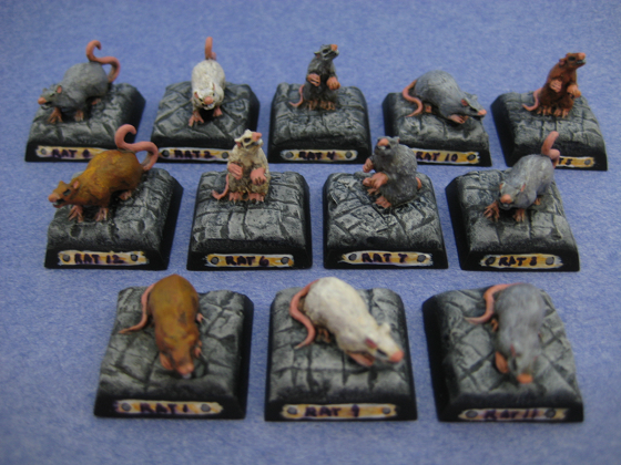 Miniature Painting: Reaper's Rats - 77016