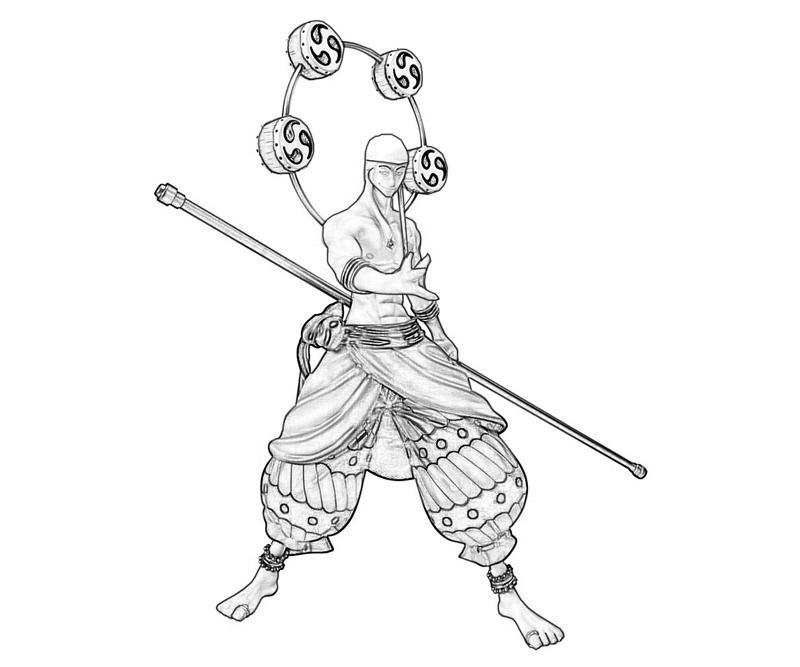 One Piece Enel Character | How Coloring