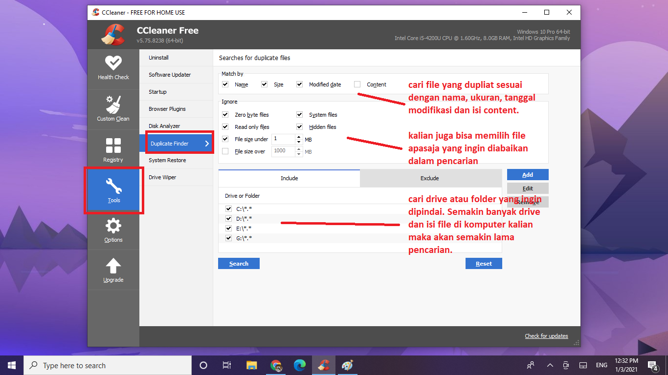 Cara Mudah Mencari dan Menghapus Ratusan File Duplikat di Windows 10 - Sahretech