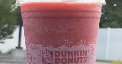 On Second Scoop: Ice Cream Reviews: Dunkin Donuts Wildberry Smoothie