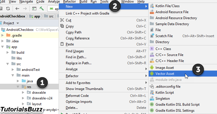 TutorialsBuzz: Android Rounded Checkbox