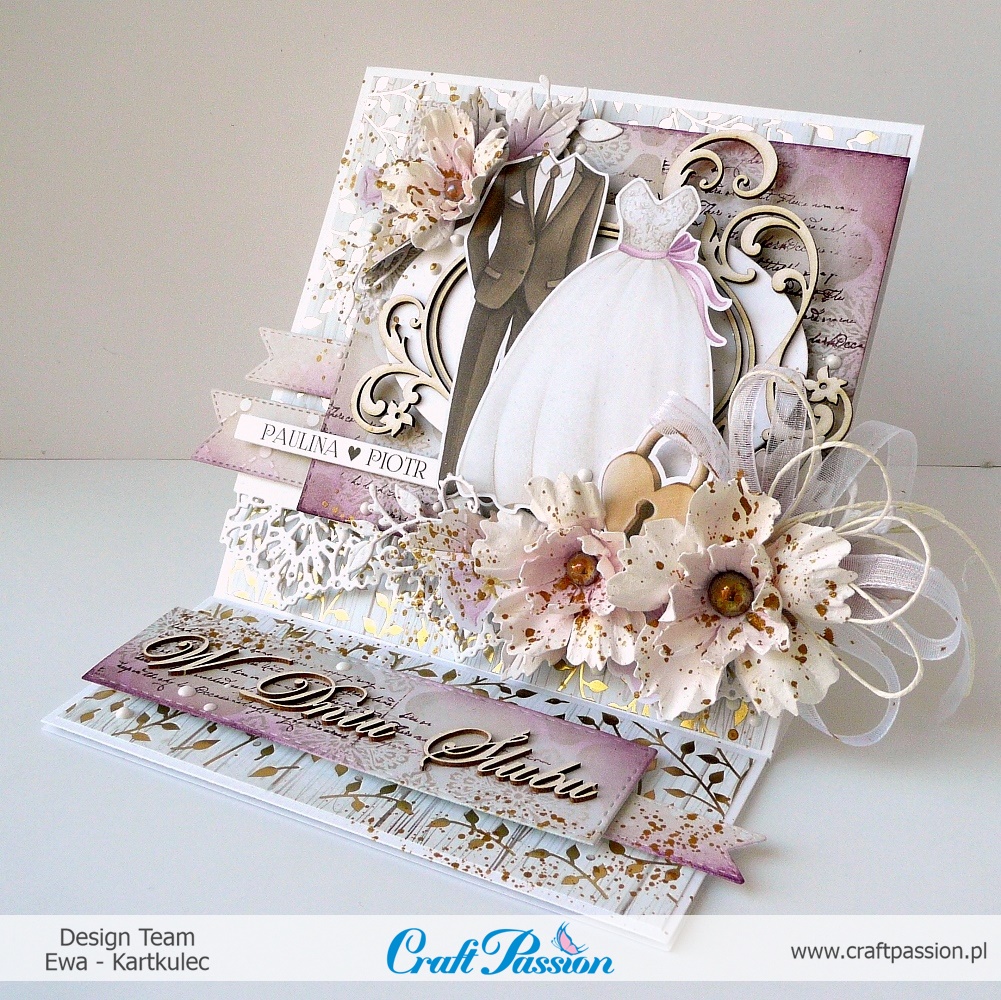 Blog Craft Passion: Ślubne wycinanki / Wedding cutouts