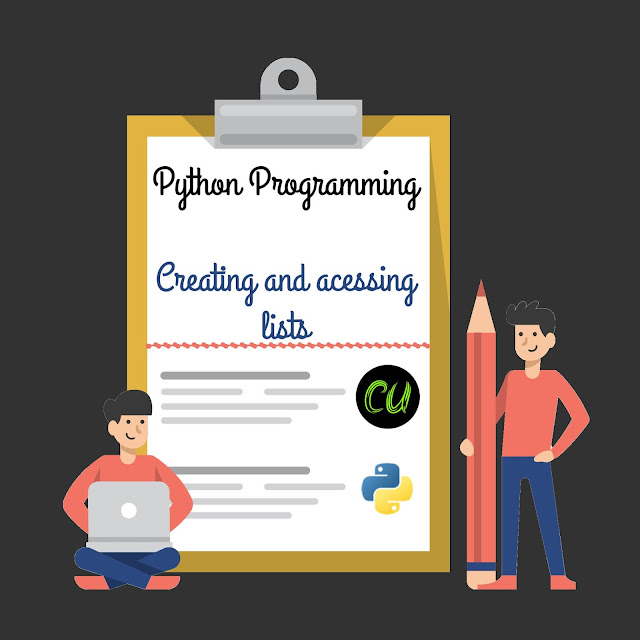 Creating And Accessing Lists With Python Programing Coderzunited