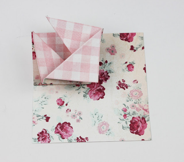 A Kept Life: Square Folded Flower Tutorial