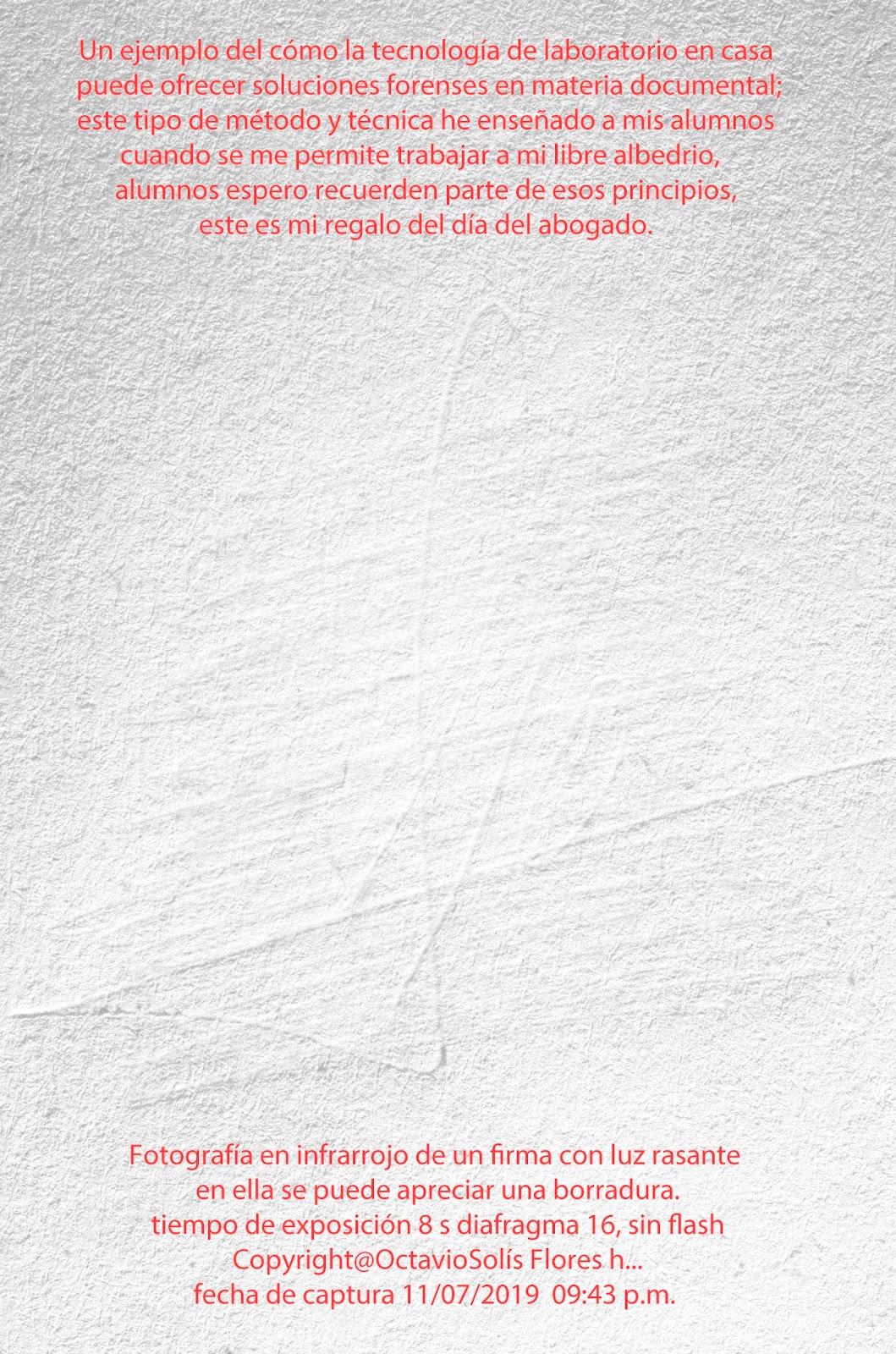 Perito en Grafoscopia, Documentoscopia y Dactiloscopia : Grafoscopia