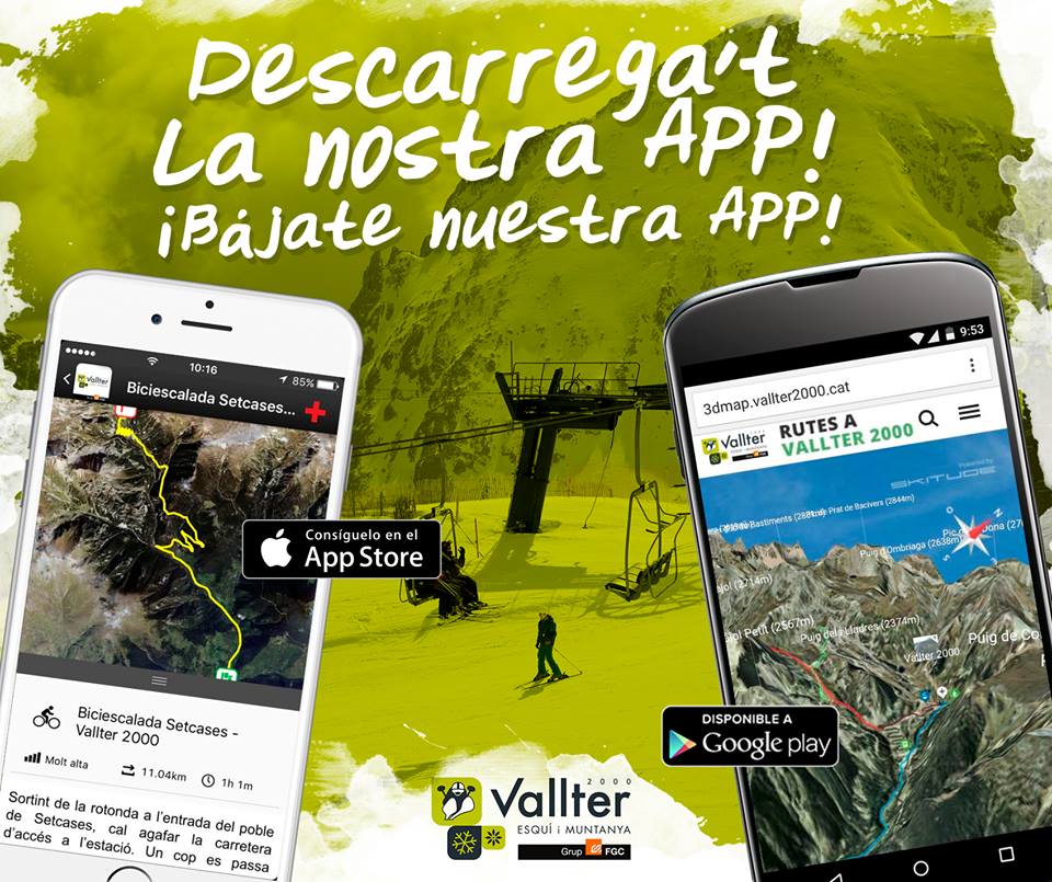 Aplicació per al mòbil de Vallter 2000!!! – Esqui.cat
