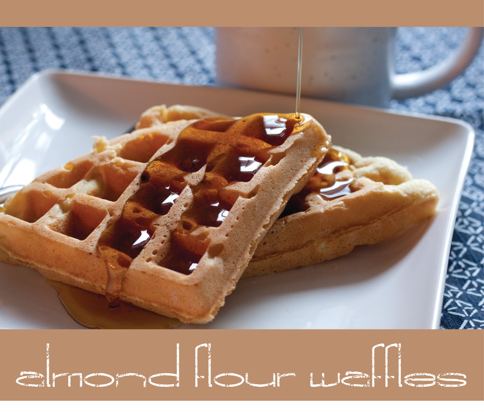 Almond Flour Waffles - Baking for Brendan