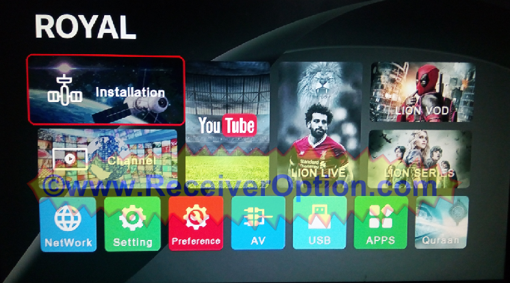 ROYAL 999 PLUS HD RECEIVER NEW SOFTWARE - How To Enter Biss key Power ...