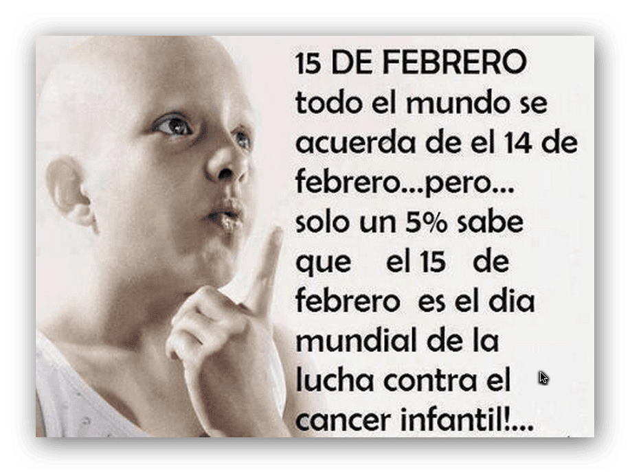 15 De Febrero Día Mundial De La Lucha Contra El Cáncer Infantil La Red Te Ayudara