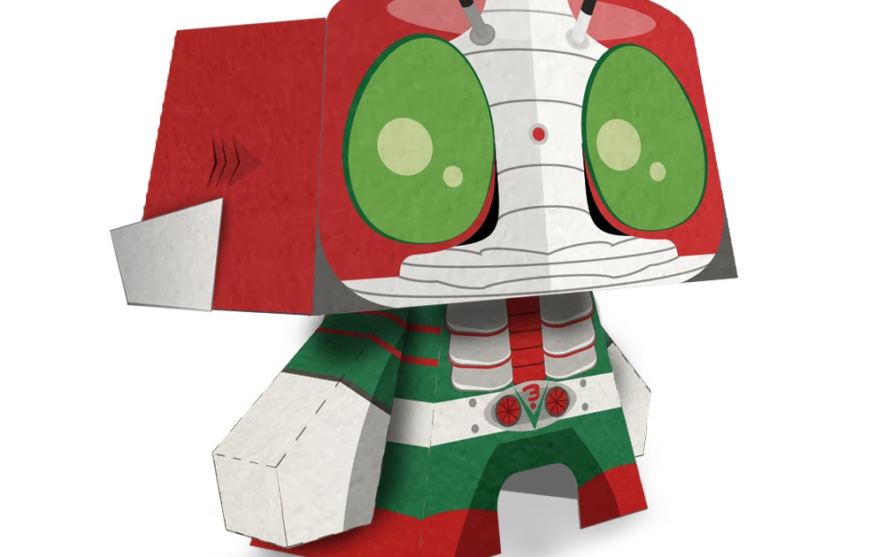 Paper Toy Factory: Kamen Rider V3 Papercraft