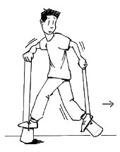 los zancos: el juego de los zancos