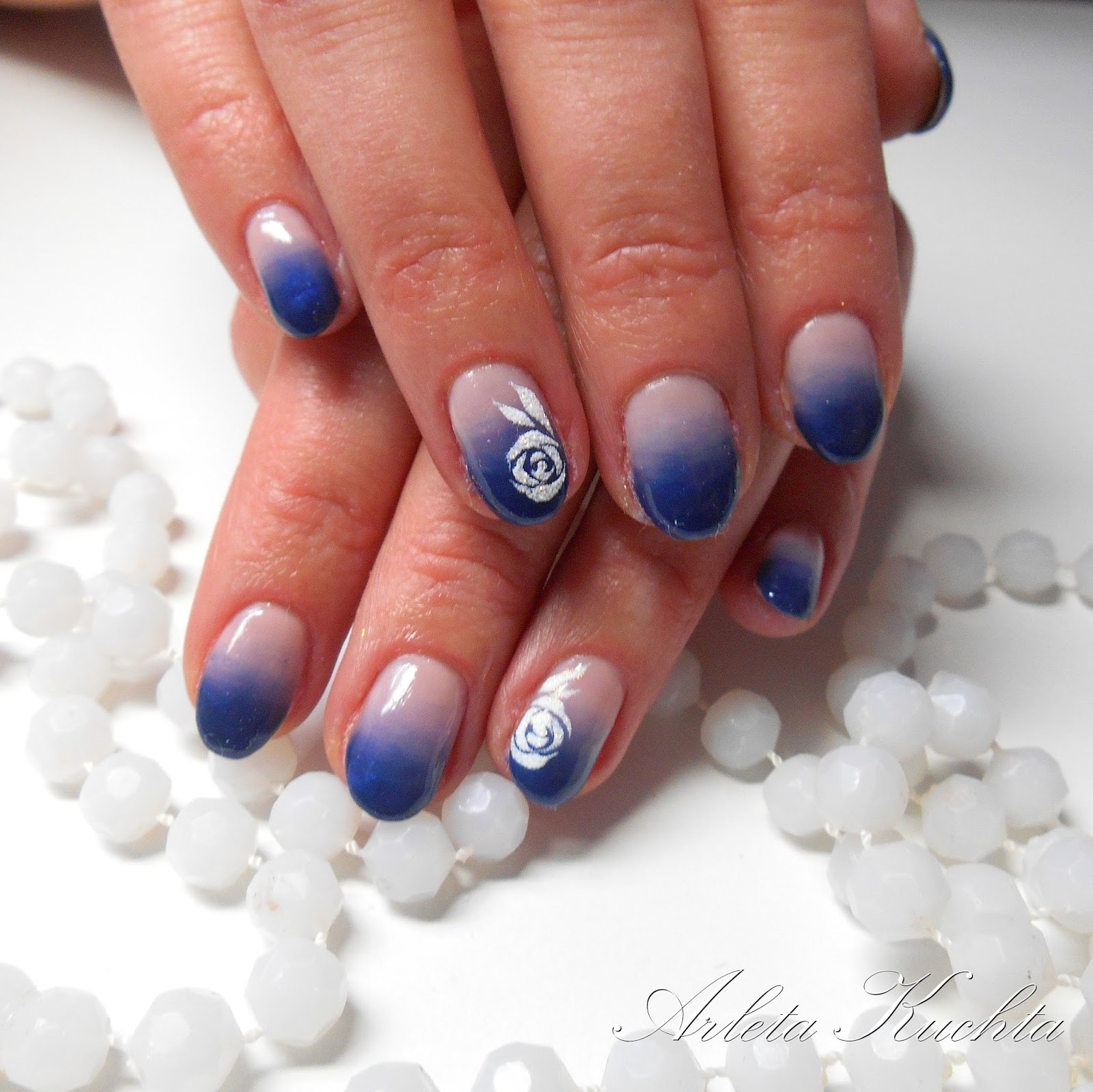 Studio stylizacji paznokci Butterfly: Ombre hybrydą