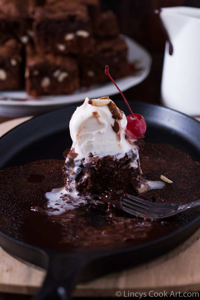 Sizzling Chocolate Brownies| Chocolate Recipes ~ Lincy's Cook Art