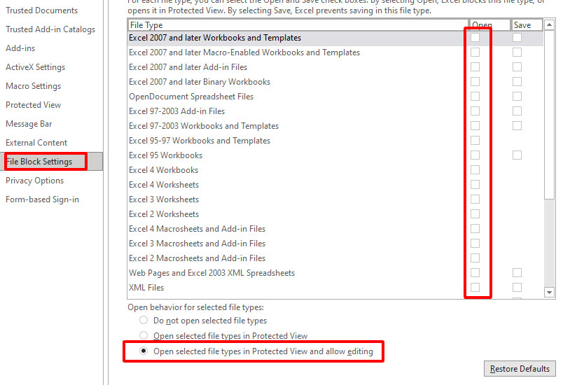 Hướng dẫn loại bỏ Protected View trong Excel ~ Excel Thỉnh Vũ