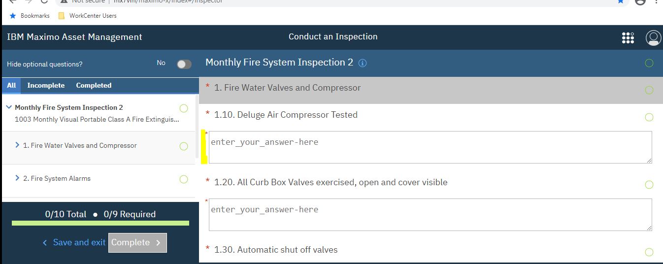 Ibm Maximo Enterprise Asset Management Maximo Work Center Customization