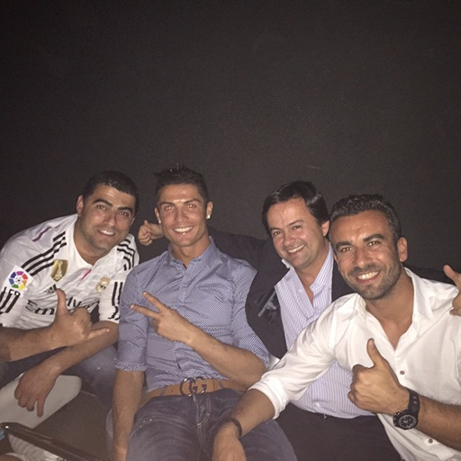 BLOG: Cristiano Ronaldo celebrates with his friends after victory ...