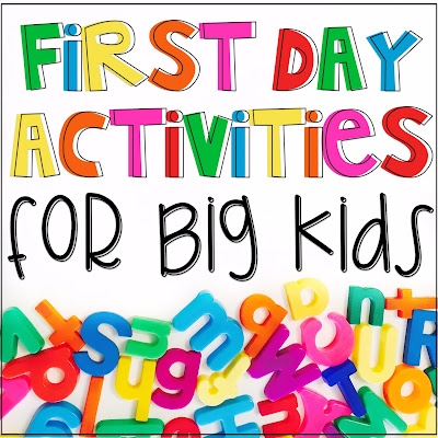 Fancy in Fifth : First Day Activities