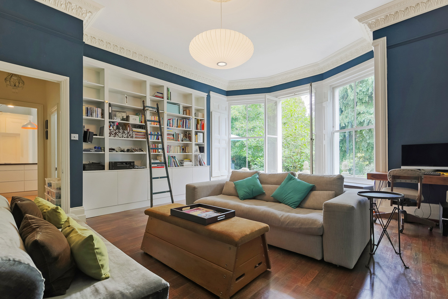 This Life: Billy + Besta Ikea built-in bookcase hack