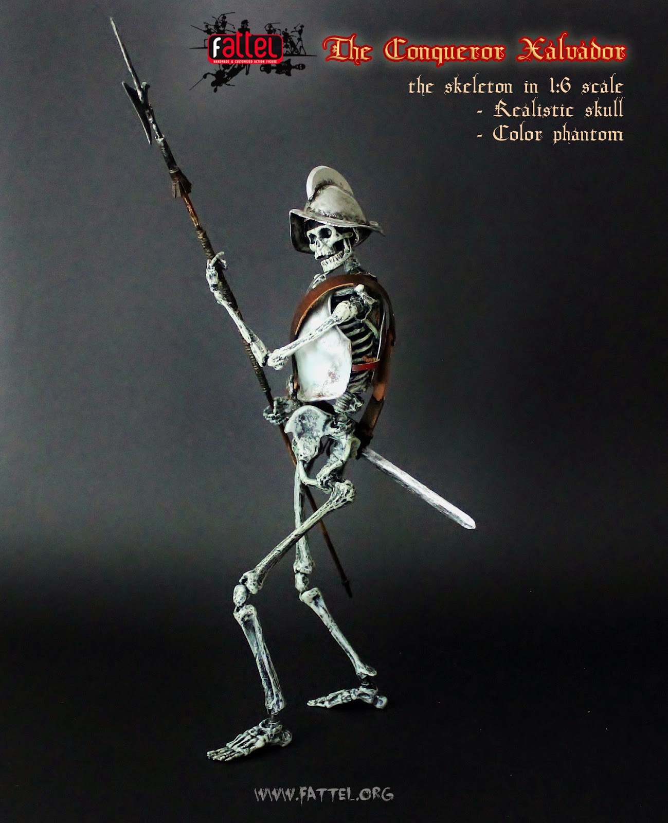 Action figure skeleton by Fattel: July 2014