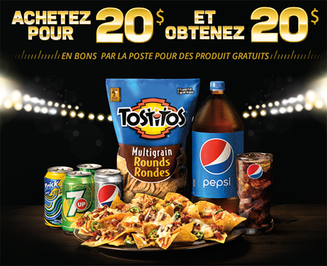 Promotion Pepsi de retour A20$ et O20$