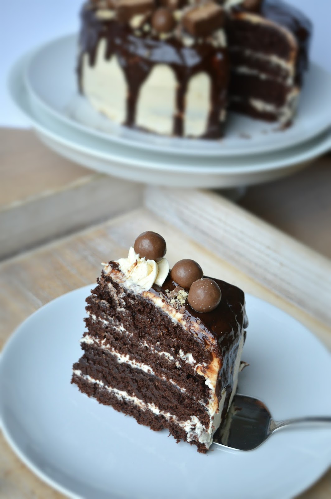 Chocolade-karameltaart