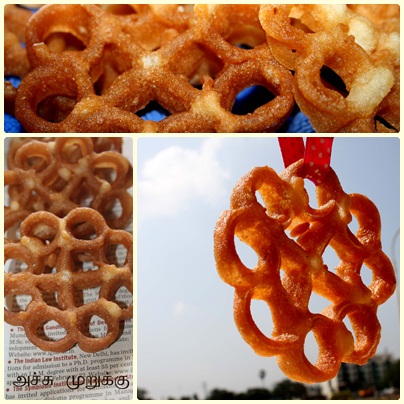 CooknDine....: Achu Murukku/Rose Cookies (Eggless)