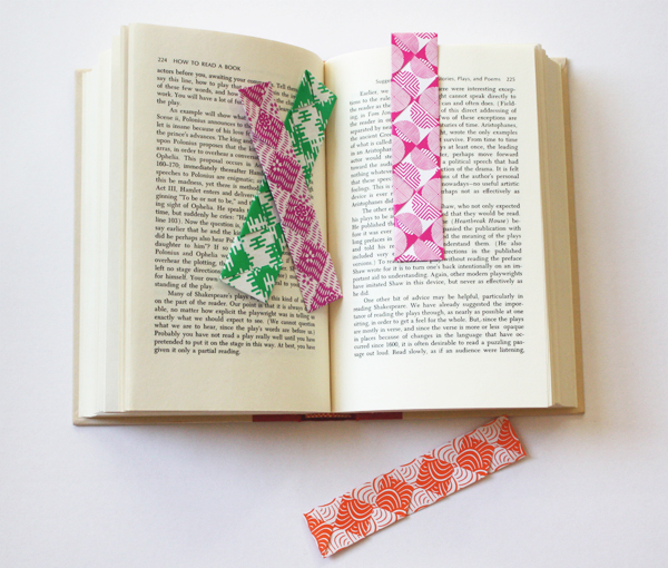 Easy woven origami bookmarks | How About Orange