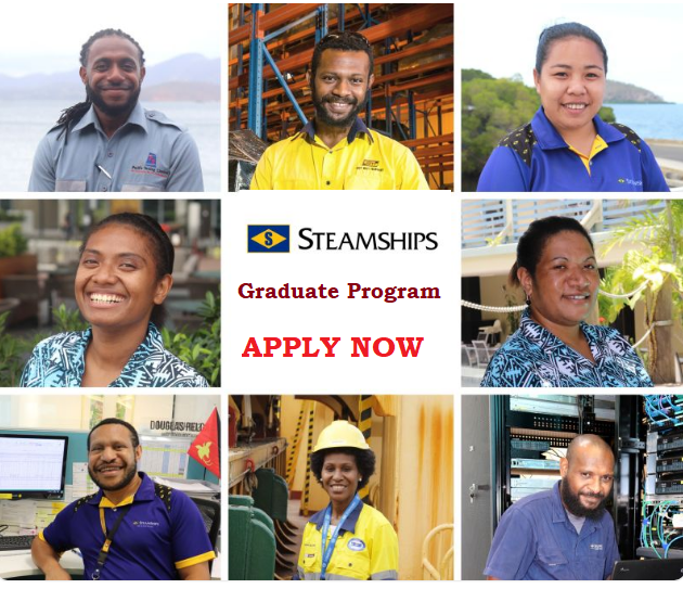 Steamships Graduate Development Program 2024 - Study in PNG