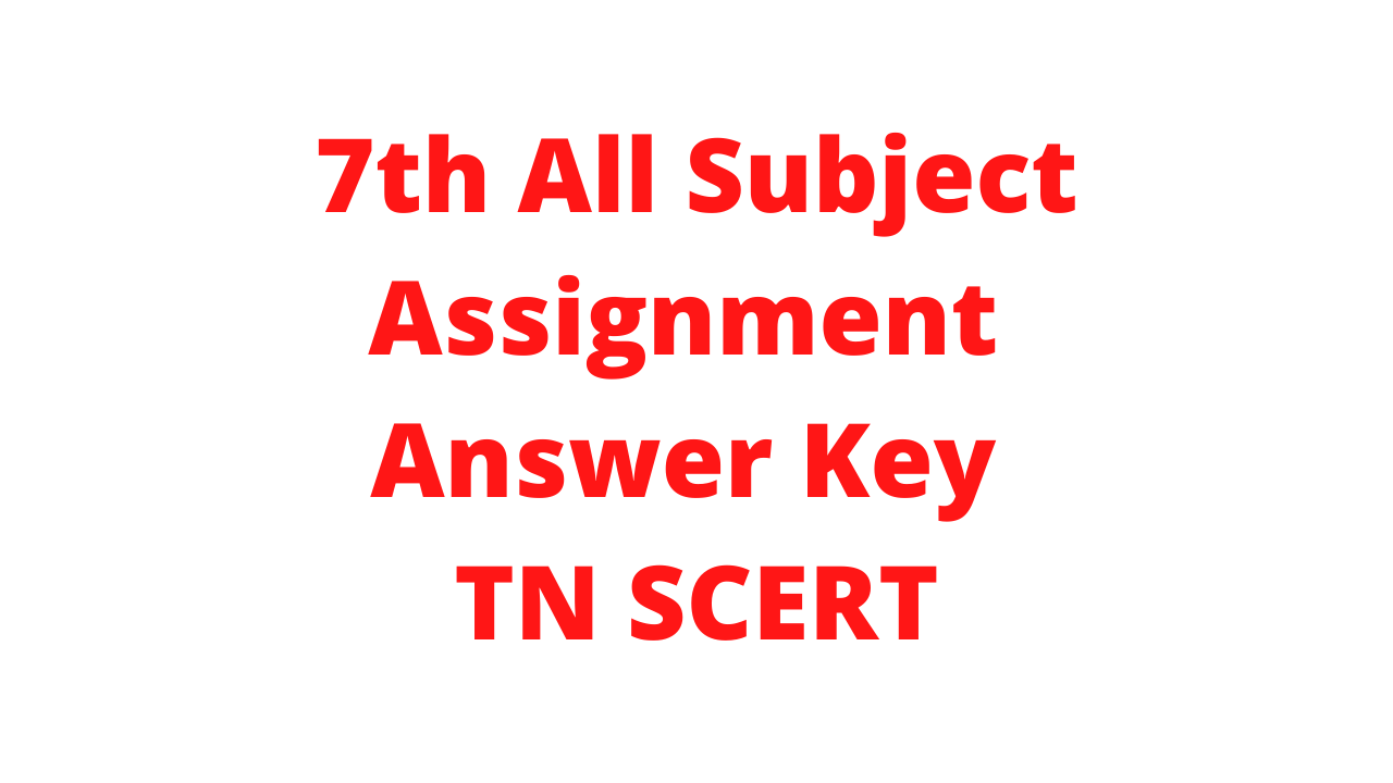 7th Science Assignment Answer Key 7th-science-assignment-answer-key