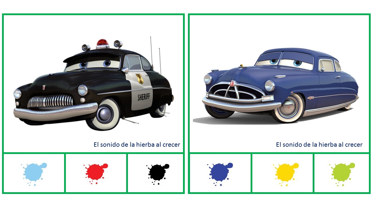Números y colores con Cars - El Sonido de la hierba al crecer
