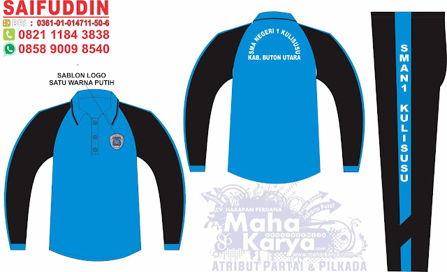 STELAN KAOS OLAHRAGA SMA, SMP, SD - UDIN SENEN / SAIFUDDIN / MAHA KARYA