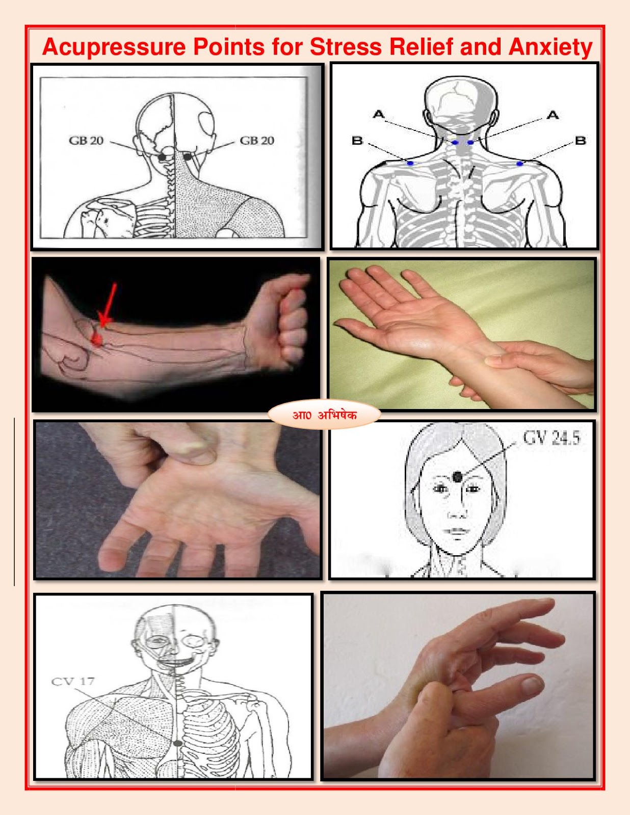 Acupressure Point For Stress Relief and Anxiety (तनाव से राहत और चिंता ...