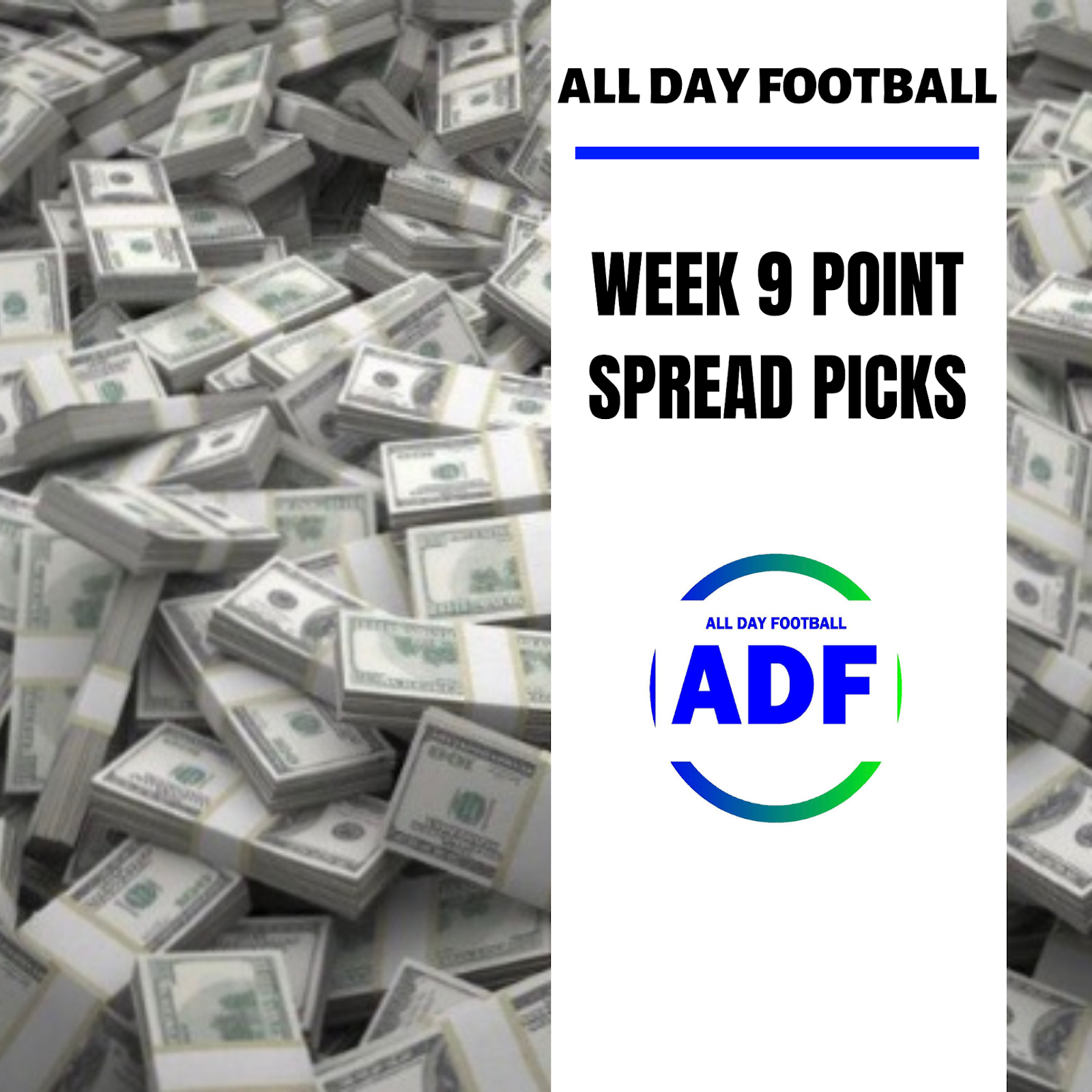 NFL Week 9 Point Spread Picks