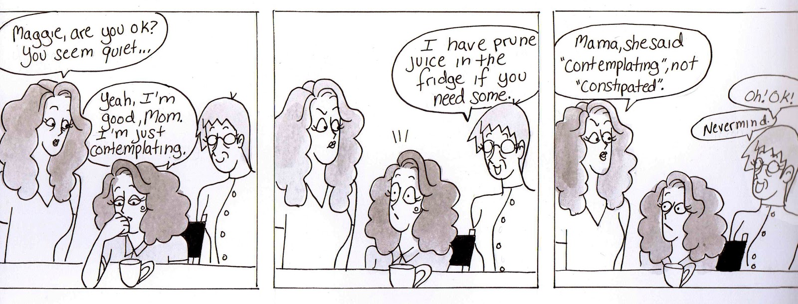 Visual Storytelling: 3-Panel Comic #17: Mixing Up Words...