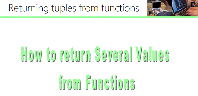 Returning several values from a single function call: BEHIND THE SCENES!