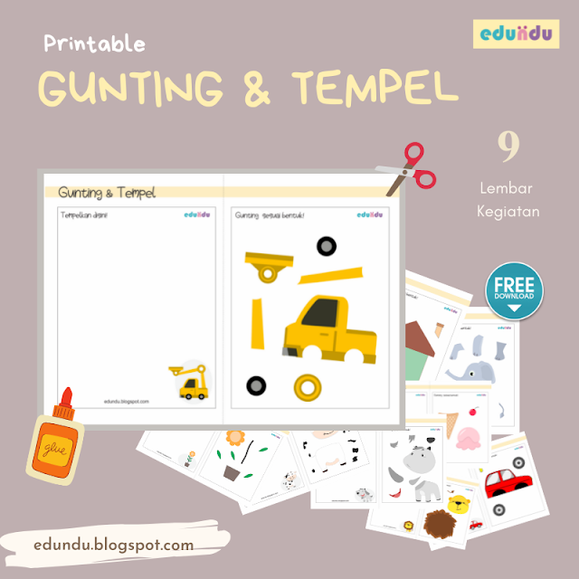Printable Gunting Tempel Edundu Gratis