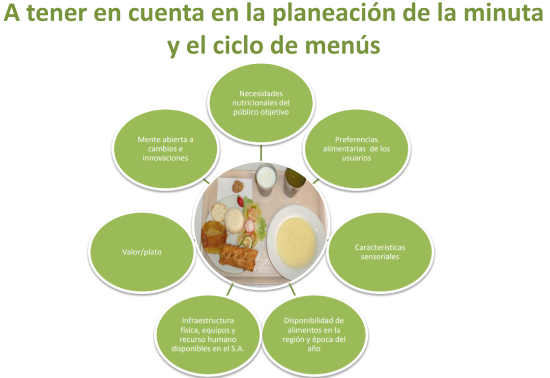 Capítulo 5 - Minutas patrón y menús cíclicos