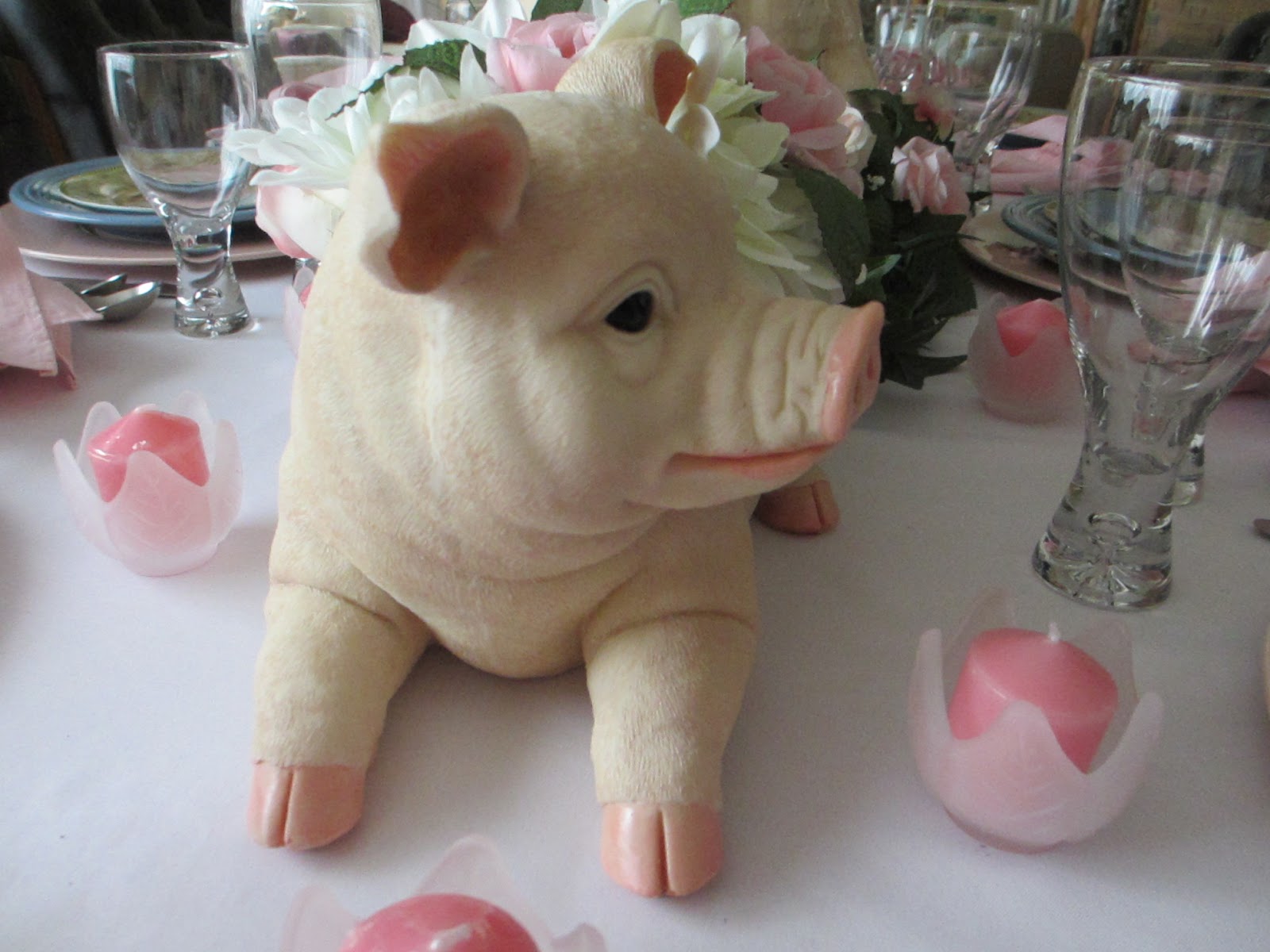 The Welcomed Guest: Celebrating National Pig Day Tablescape