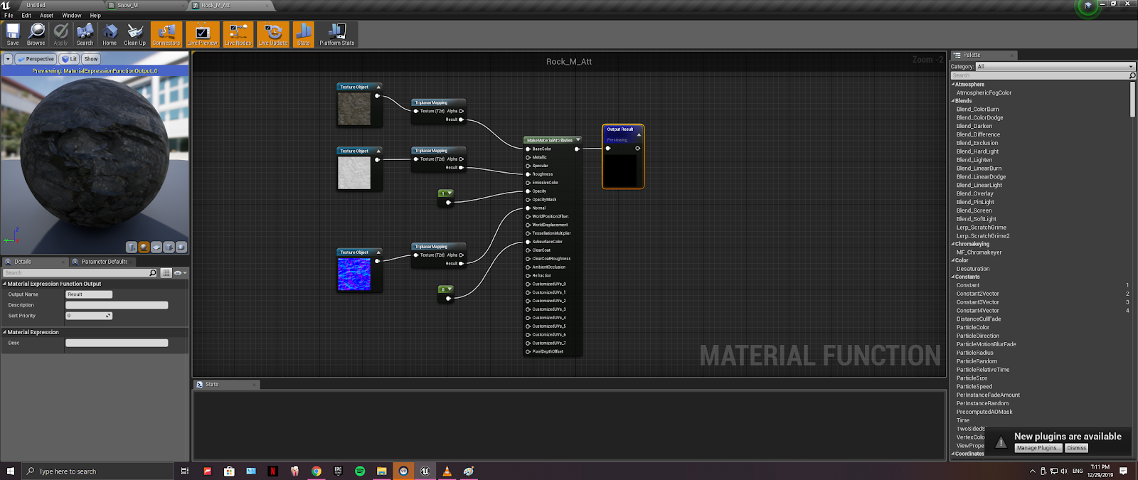 Triplanar Mapping and Height Lerp