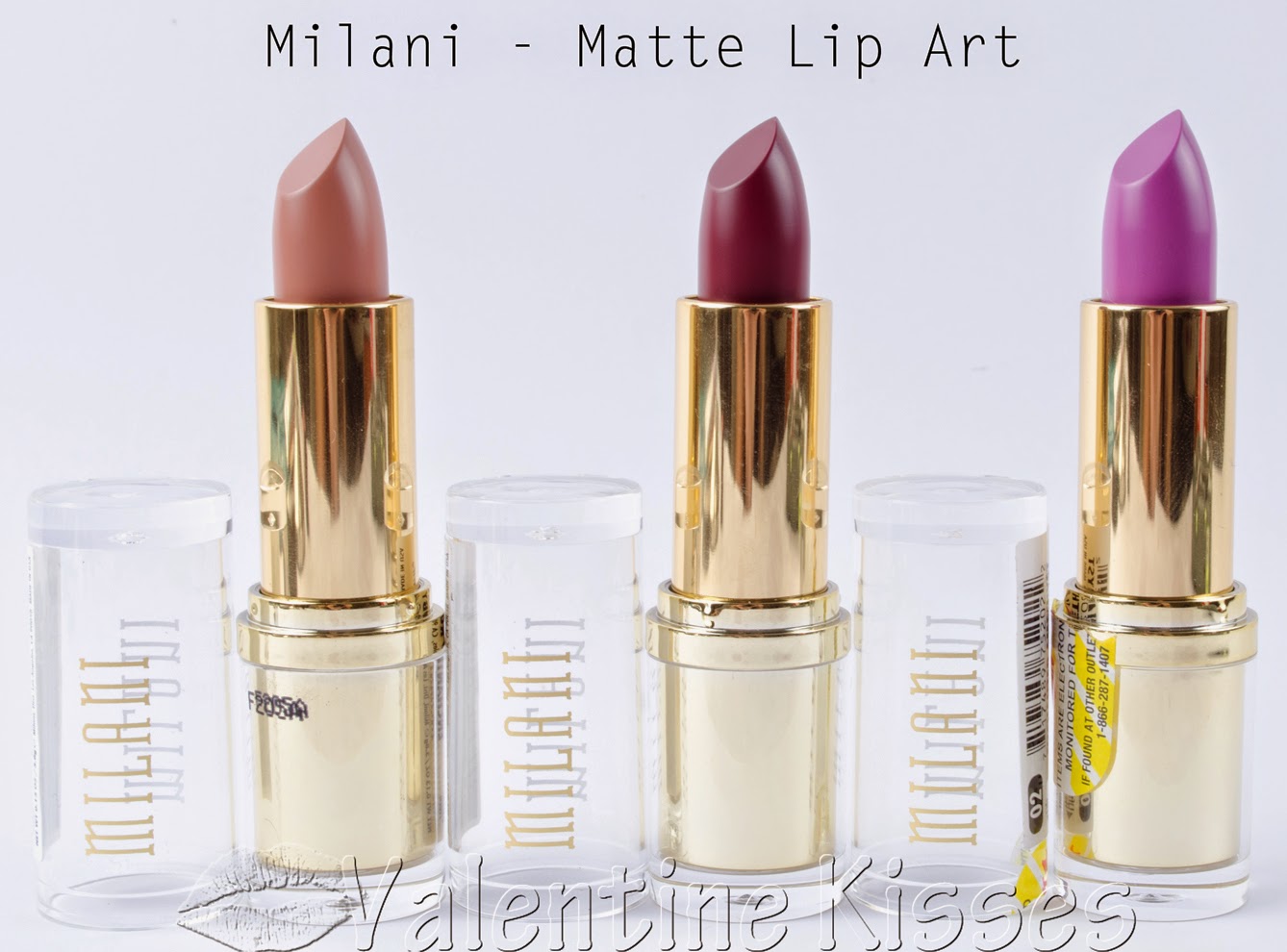 Valentine Kisses: Milani Limited Edition Matte Lip Art (matte lipsticks ...