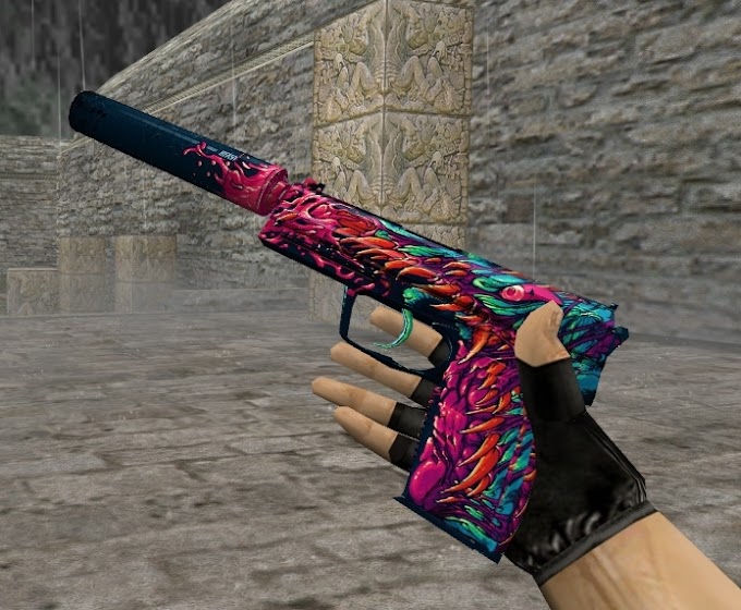 Skin USP - Hyper Beast (CS:GO) HD para CS 1.6 - CS Revo!