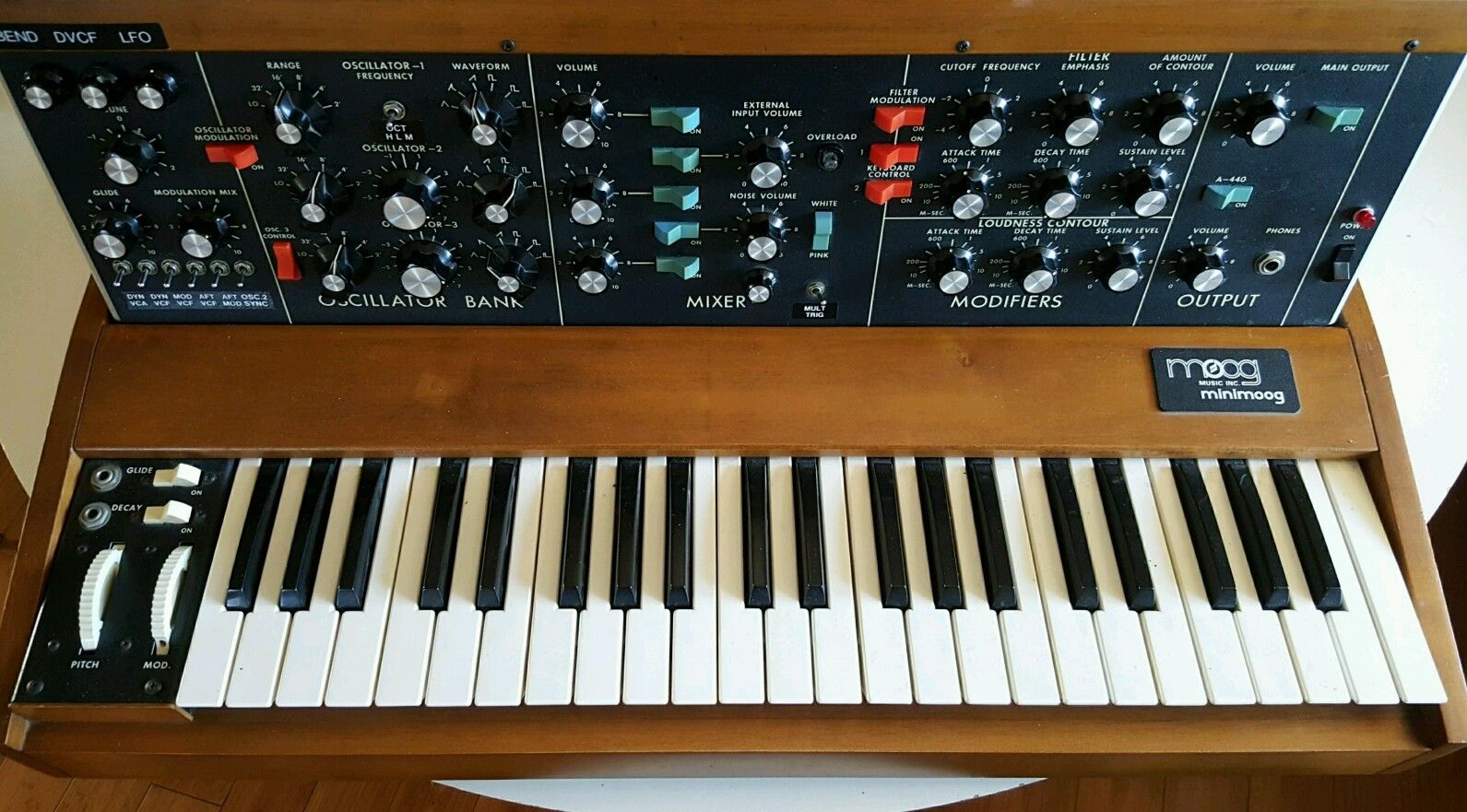 MATRIXSYNTH: Moog Minimoog Model D w/ MIDIMini kit by Studio Electronics