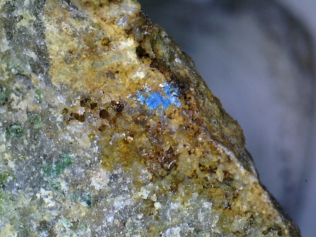 CSMS GEOLOGY POST: BLUE SAMPLEITE: COPPER PHOSPHATE