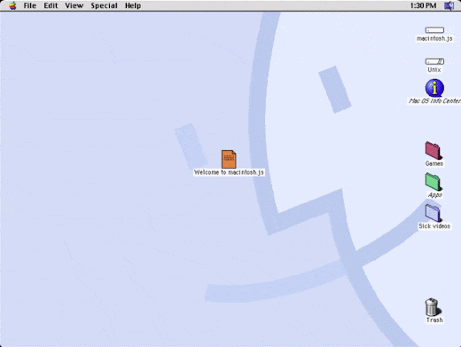 Mac OS 8 recriado em Javascript | Aberto até de Madrugada