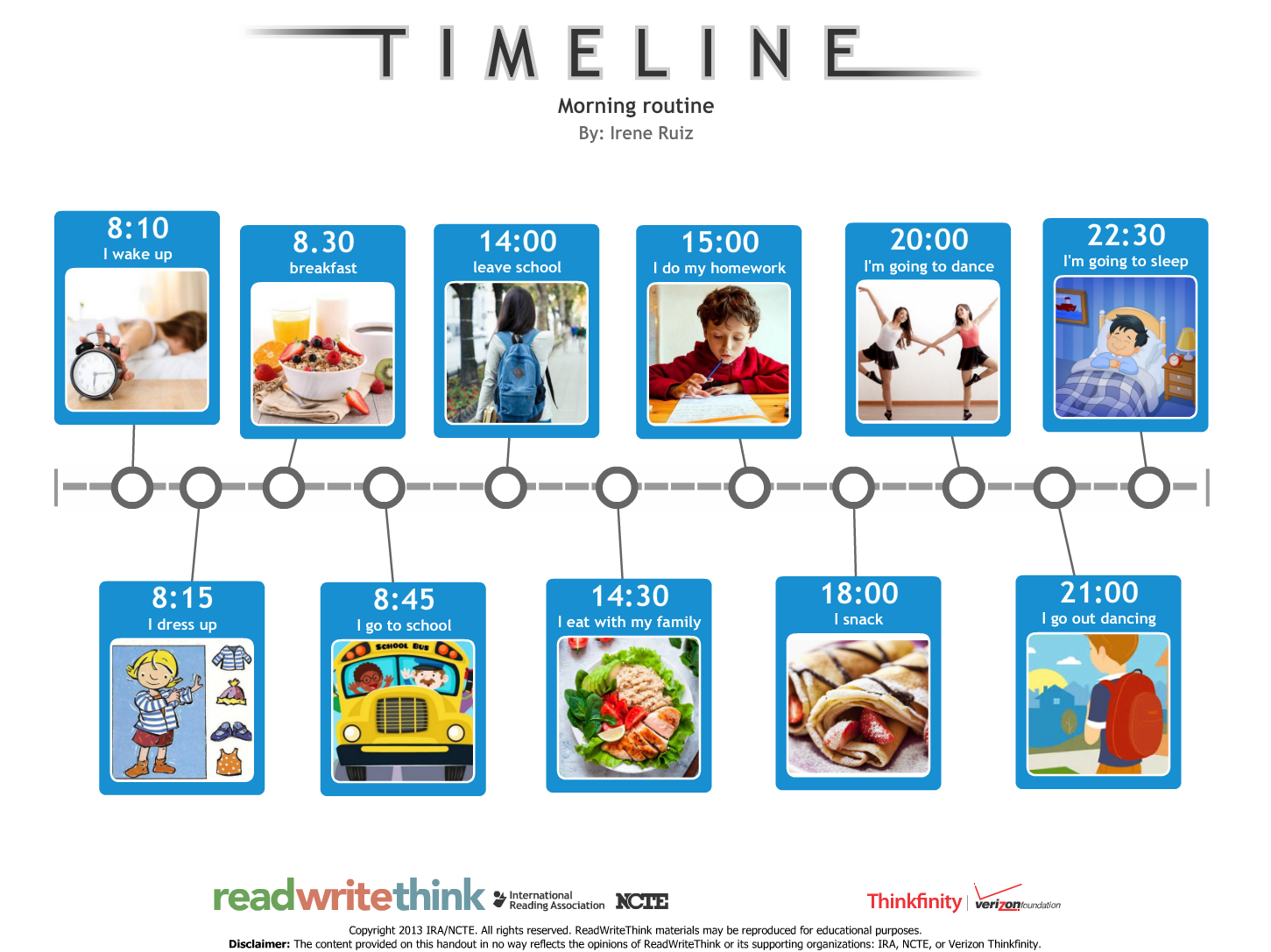 EL BLOG DE LOS SEXTOS: MI RUTINA EN INGLÉS