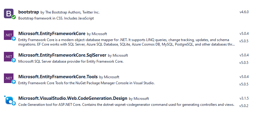 Aspnet Core Mvc Crud Using Entity Framework Core Bootstrap 4 And Sql Server