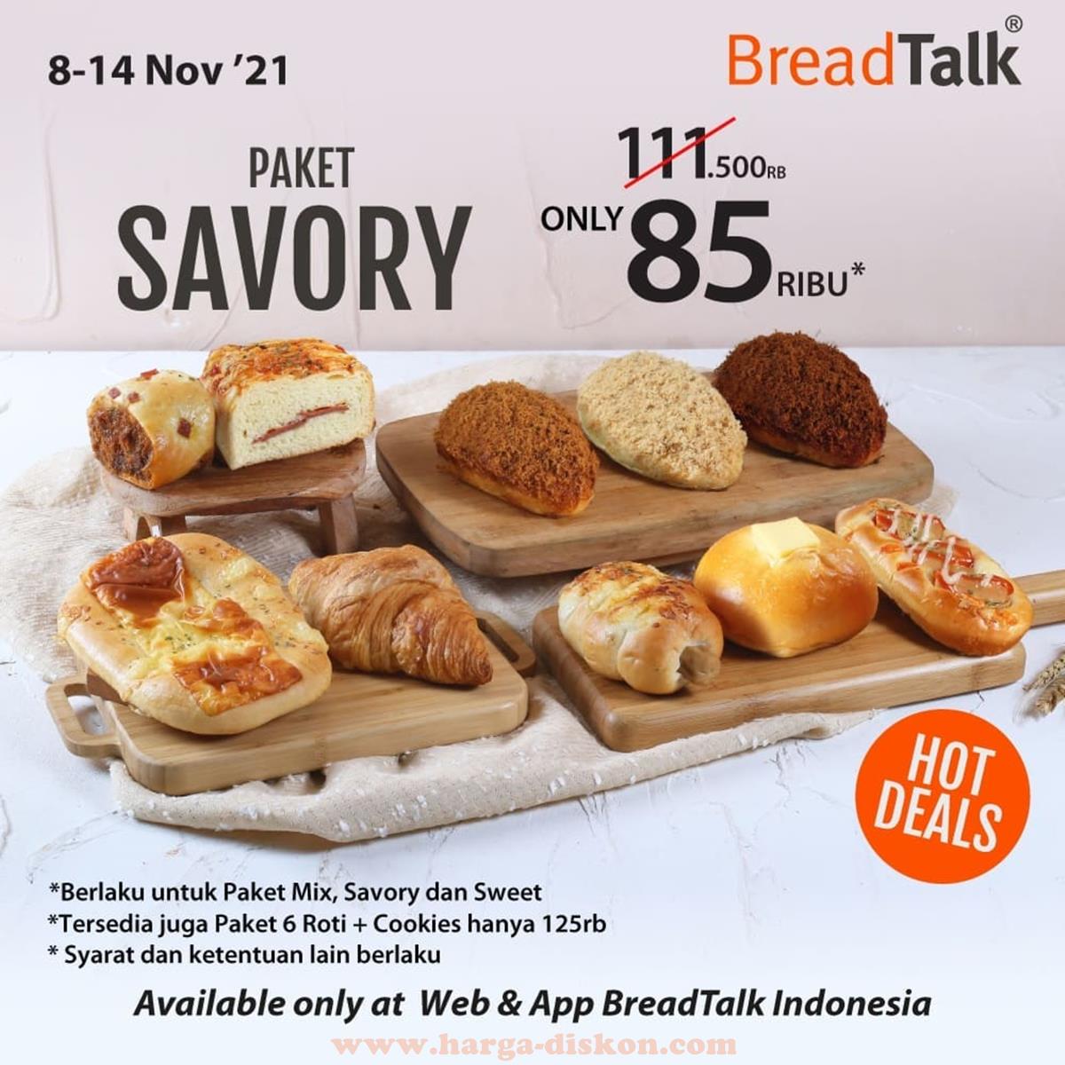 Promo BREADTALK Paket Roti Rp85.000 Periode 8 - 14 November 2021 ...